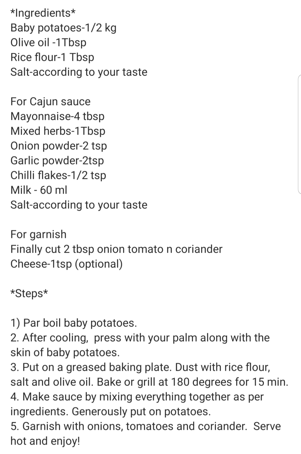 Healthy Recipies for Healthy You: Baked Cajun Baby Potatoes – Online ...