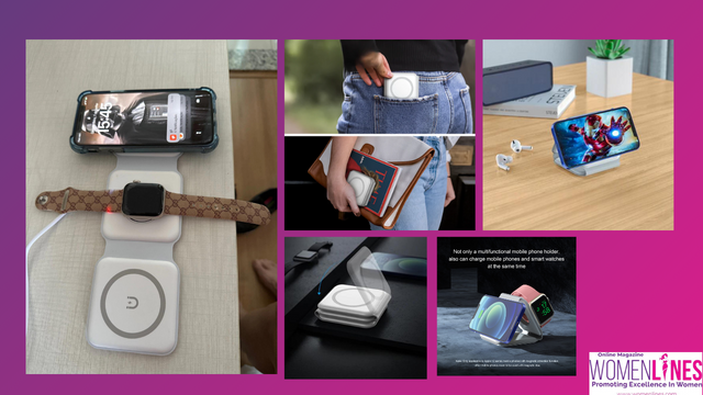 Sleek and Stylish 3-in-1 Wireless Charger for Your Desk – Online ...